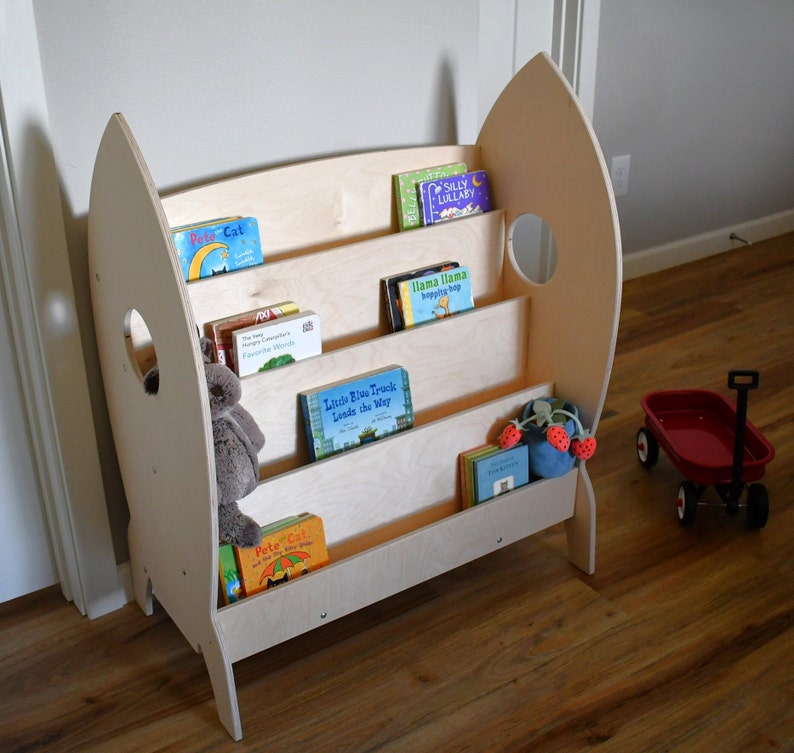 Bookshelf for Boys Room Rocket Bookcase Kids Rocket Bookcase - Etsy