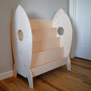 Bookshelf for Boys Room Rocket Bookcase Kids Rocket Bookcase - Etsy