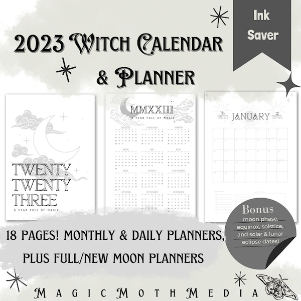 2024 Witch Planner - Etsy
