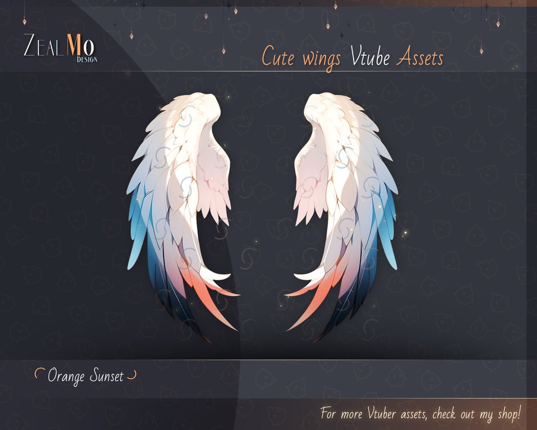 Cute Vtuber Fantasy Wings / Vtuber Asset / Vtuber Stream Decoration ...