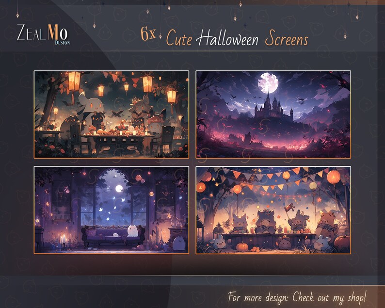 6x Halloween Stream Screen / Halloween Stream Background and Wallpaper ...