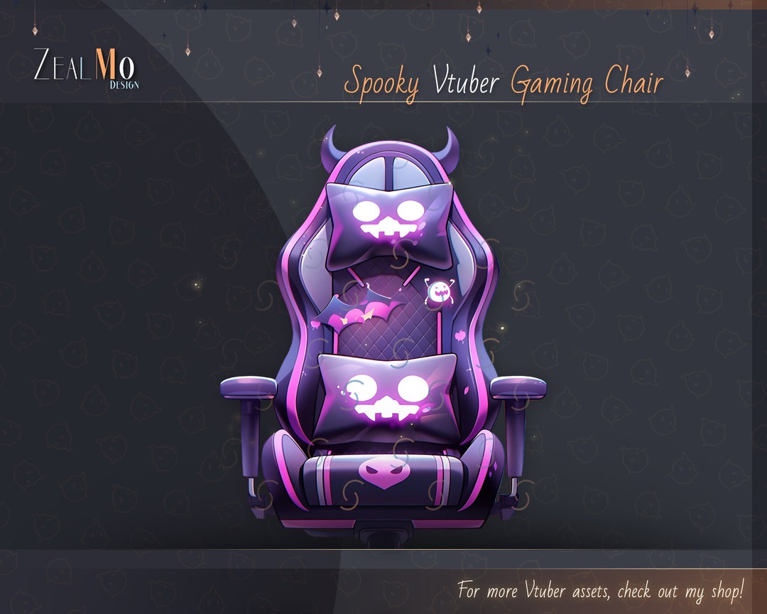 Spooky Vtuber Gaming Chair Asset (digital Download) - Etsy