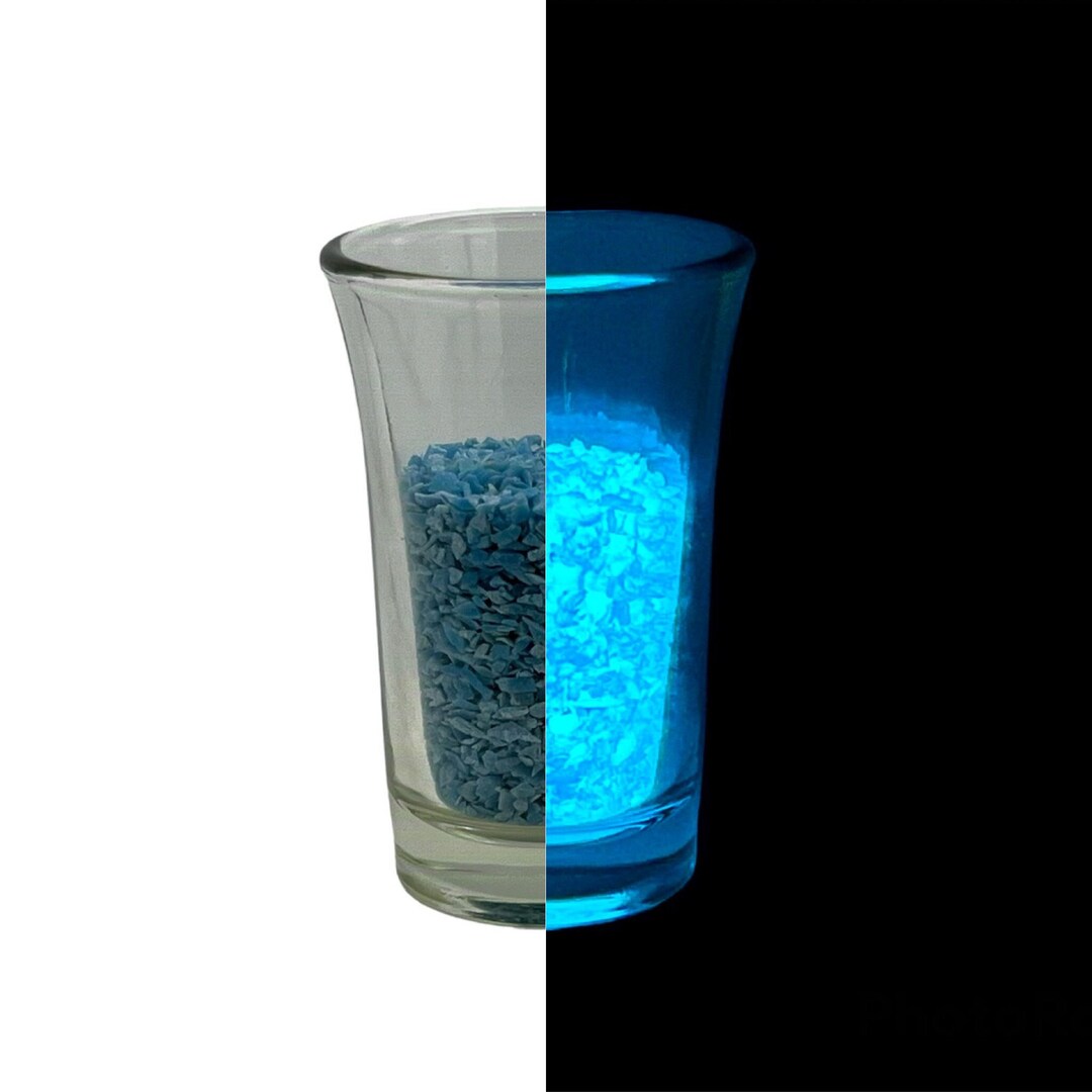 Glowdaddy Hyperglow BLUE SKURFETTI PIECES Glow in the Dark Gravel ...