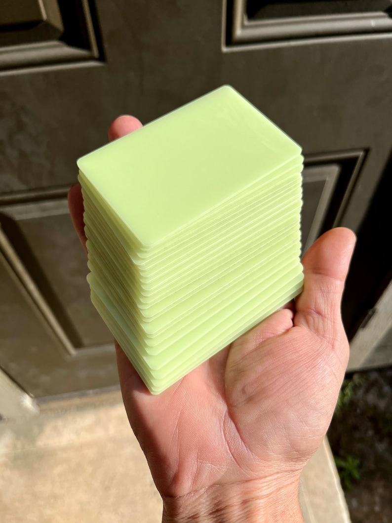 Glowdaddy Hyperglow GLOW CARDS Glow in the Dark Credit Card, Camping ...