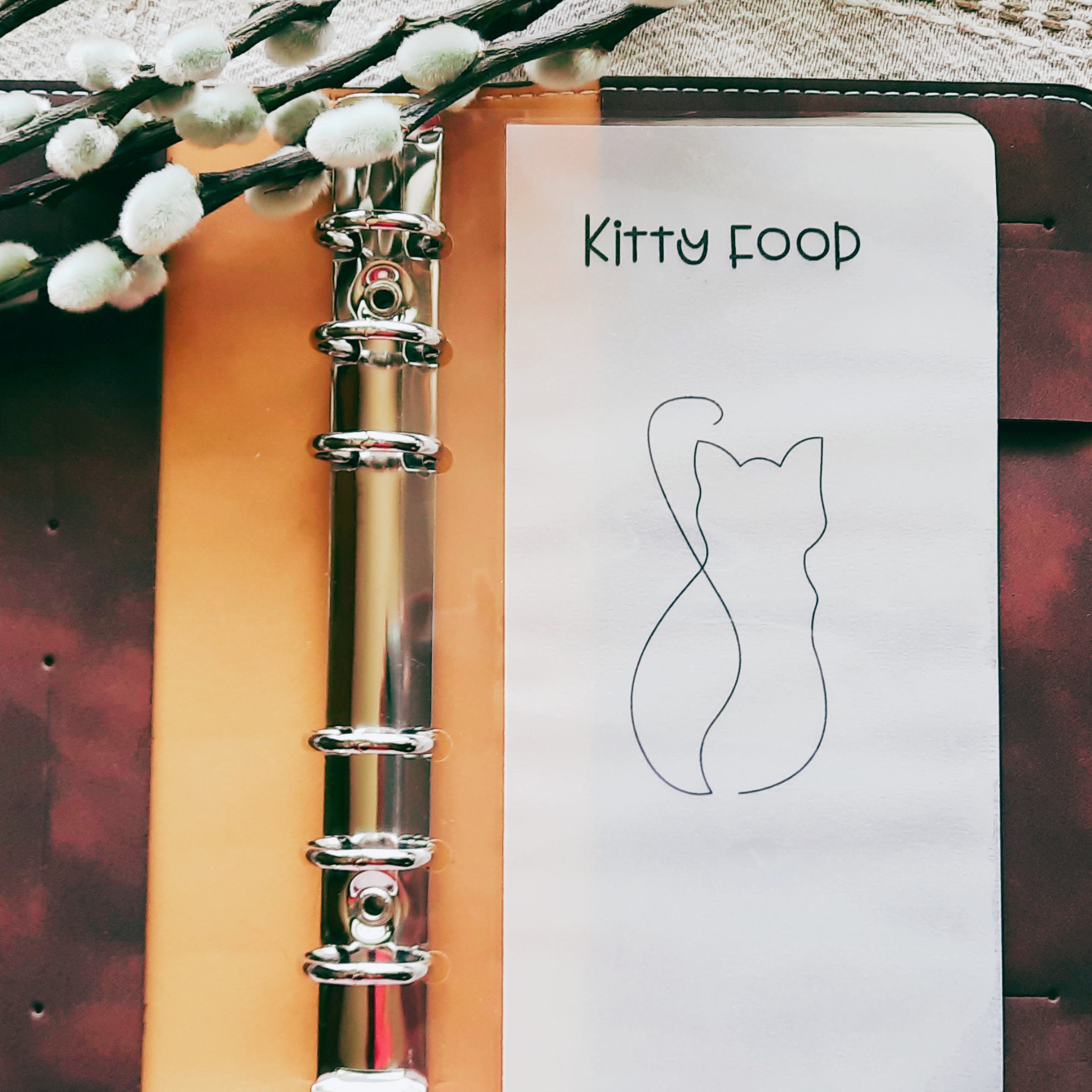A6 Cat Envelope Setcash Envelope System A6 Budget Binder Pet Sinking ...