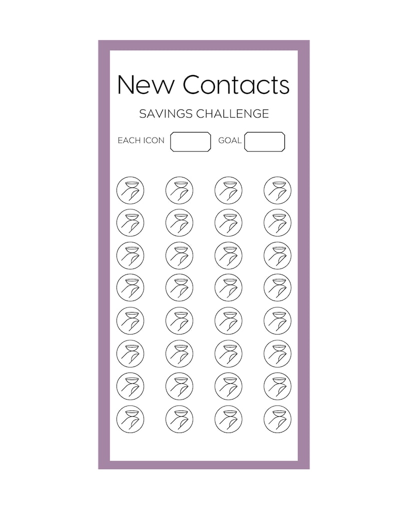 Printable Optical Savings Challenge | New Eyeglasses | New Contacts ...