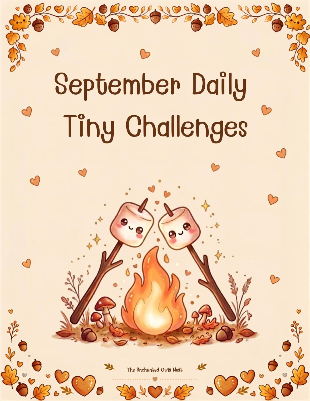 September Daily Saving Challenge|printable 30 Day Fun Holiday Tracker ...