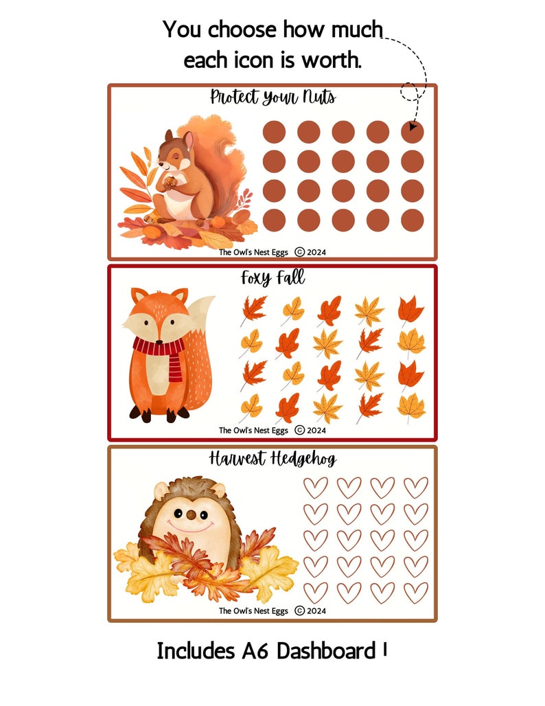 Printable Autumn Savings Challenge|fall Savings Challenge|mini Savings ...
