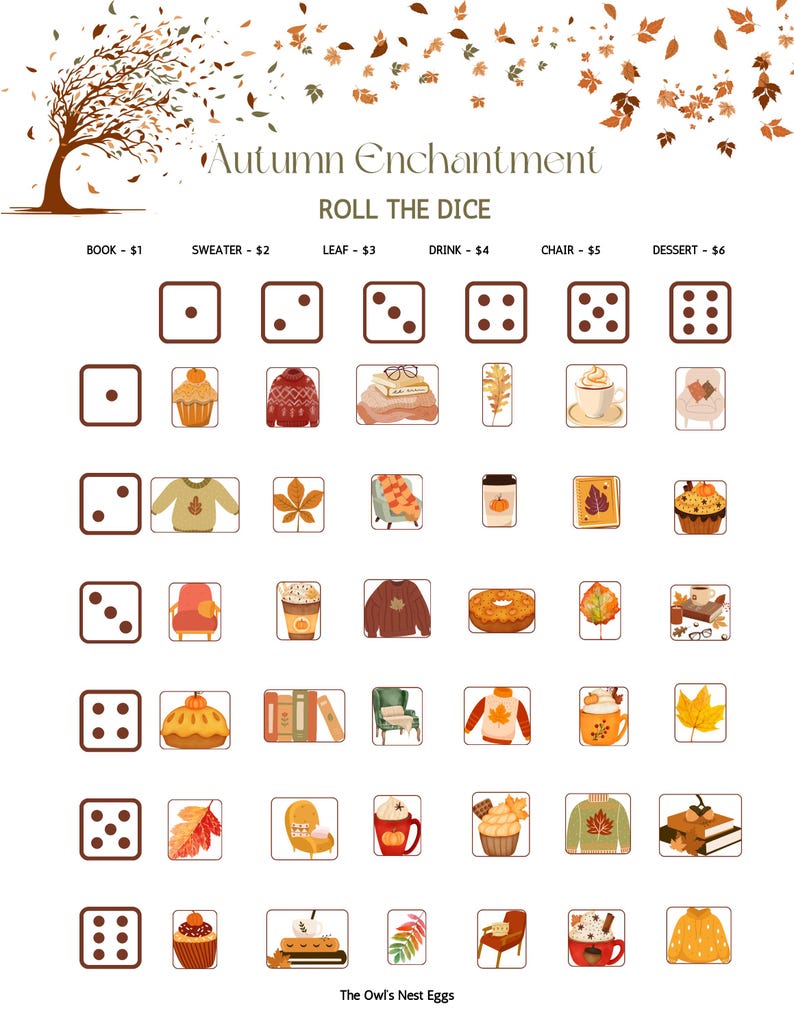 Printable Autumn Savings Challenge Box 56 Pc|fall Savings Challenge Box ...