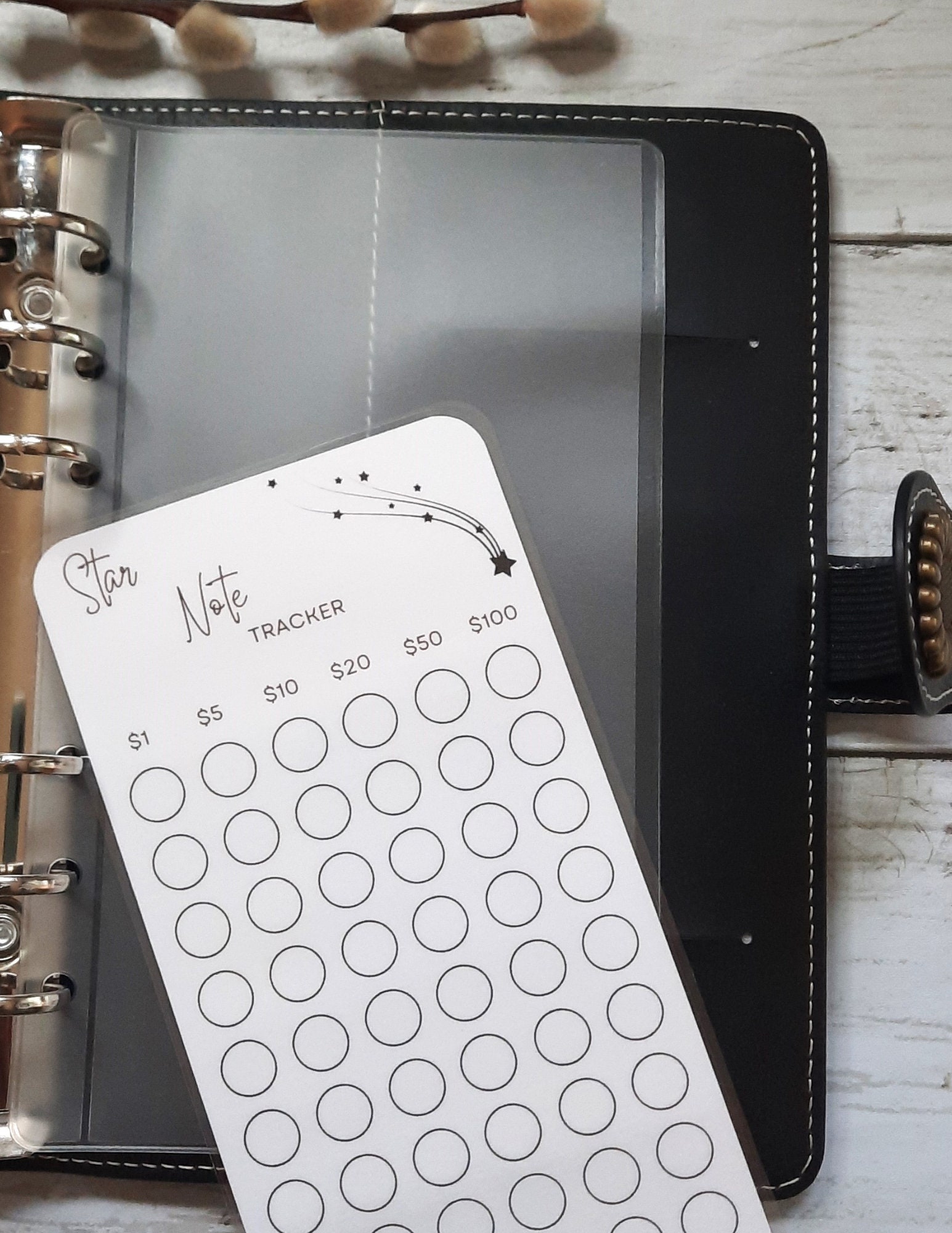 Printable Star Note Tracker|a6 Cash Savings Challenge|star Note|savings ...