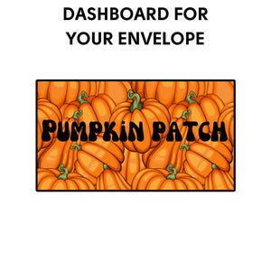 Printable Autumn Savings Challenge|pumpkin Patch|cash Envelope ...