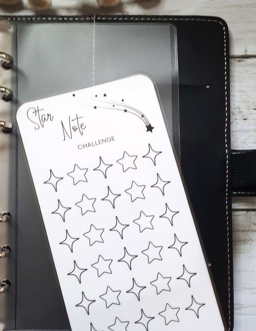 Printable Star Note Tracker|a6 Cash Savings Challenge|star Note|savings ...