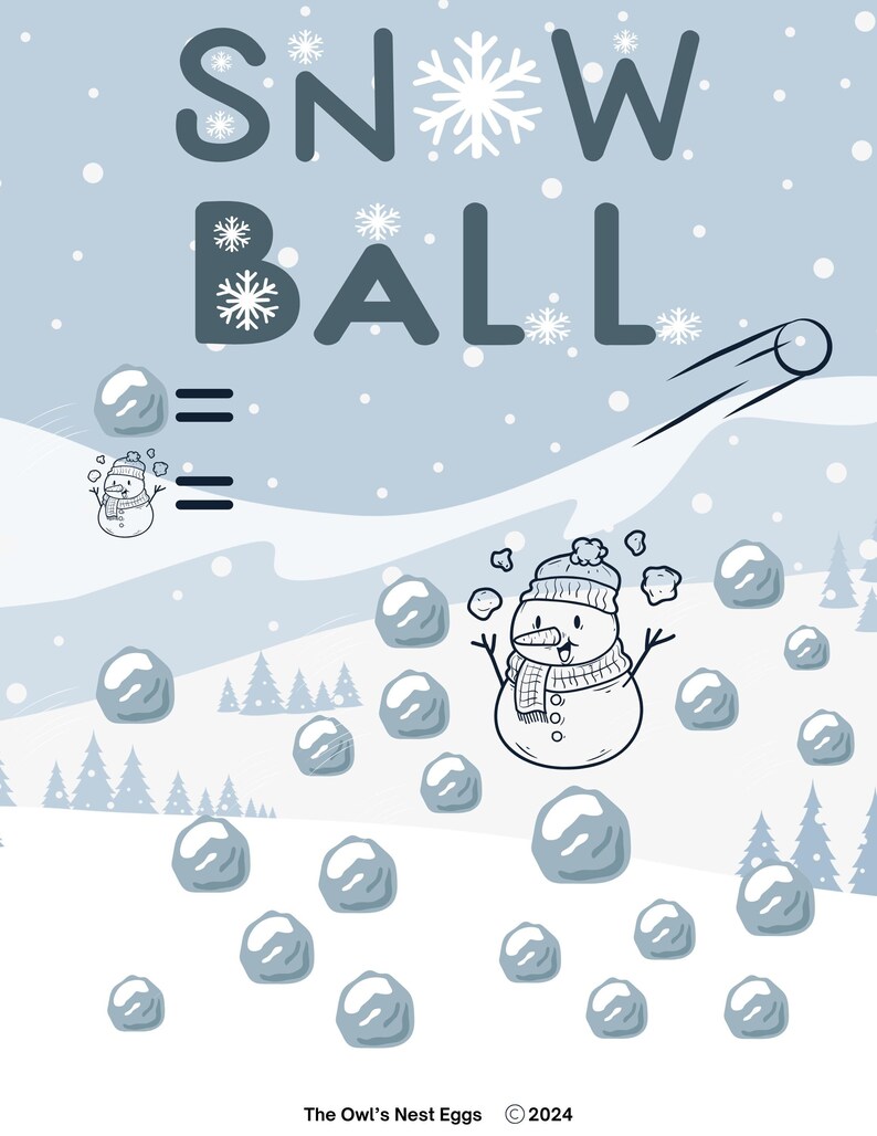 Printable Winter Savings Challenge Game|dashboard|snowball|cash ...