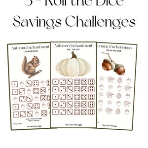 Printable Autumn Savings Challenge Box 56 Pc|fall Savings Challenge Box ...