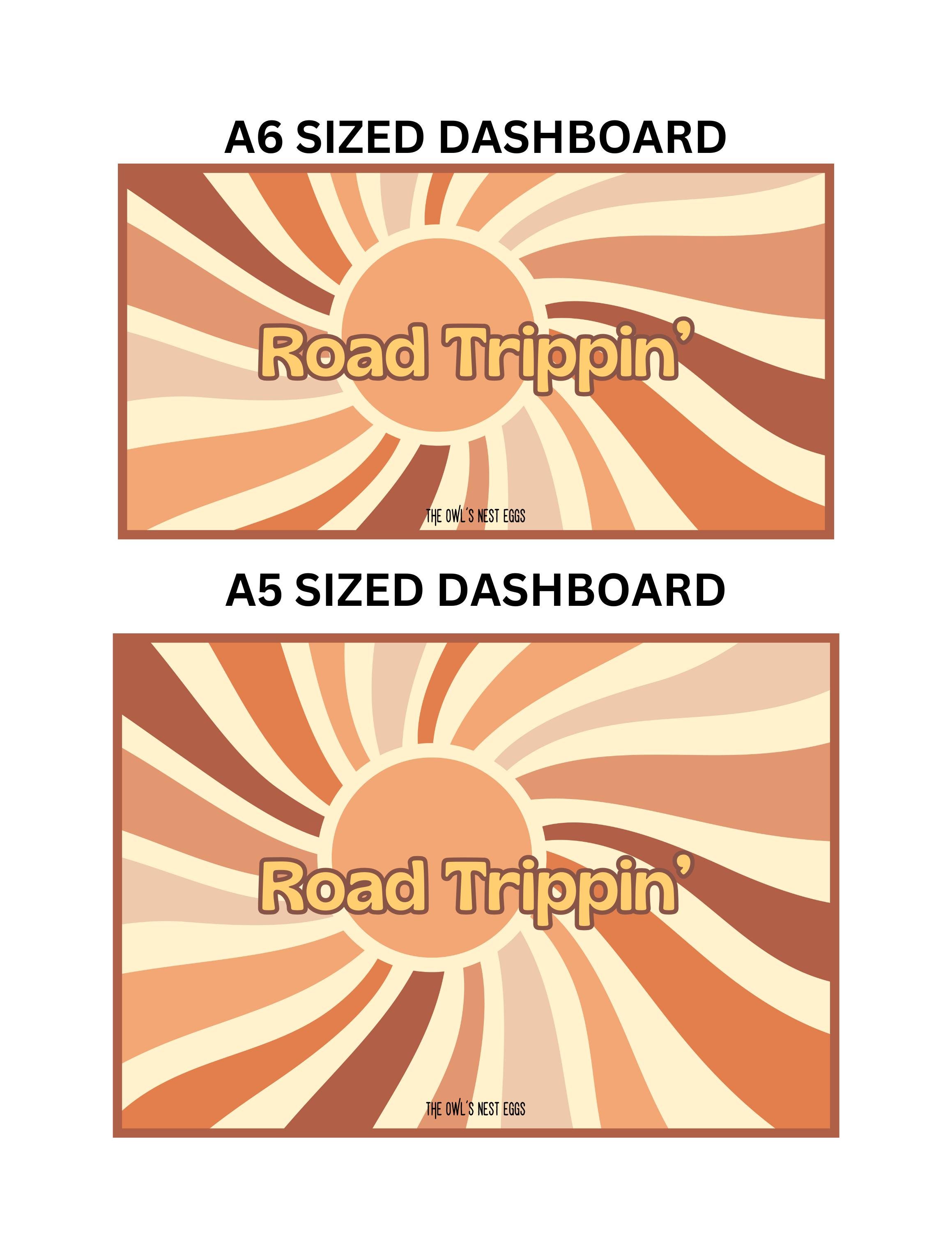 Printable Retro Savings Challenge Bundle|road Trip|a6 Dashboard|a5 ...