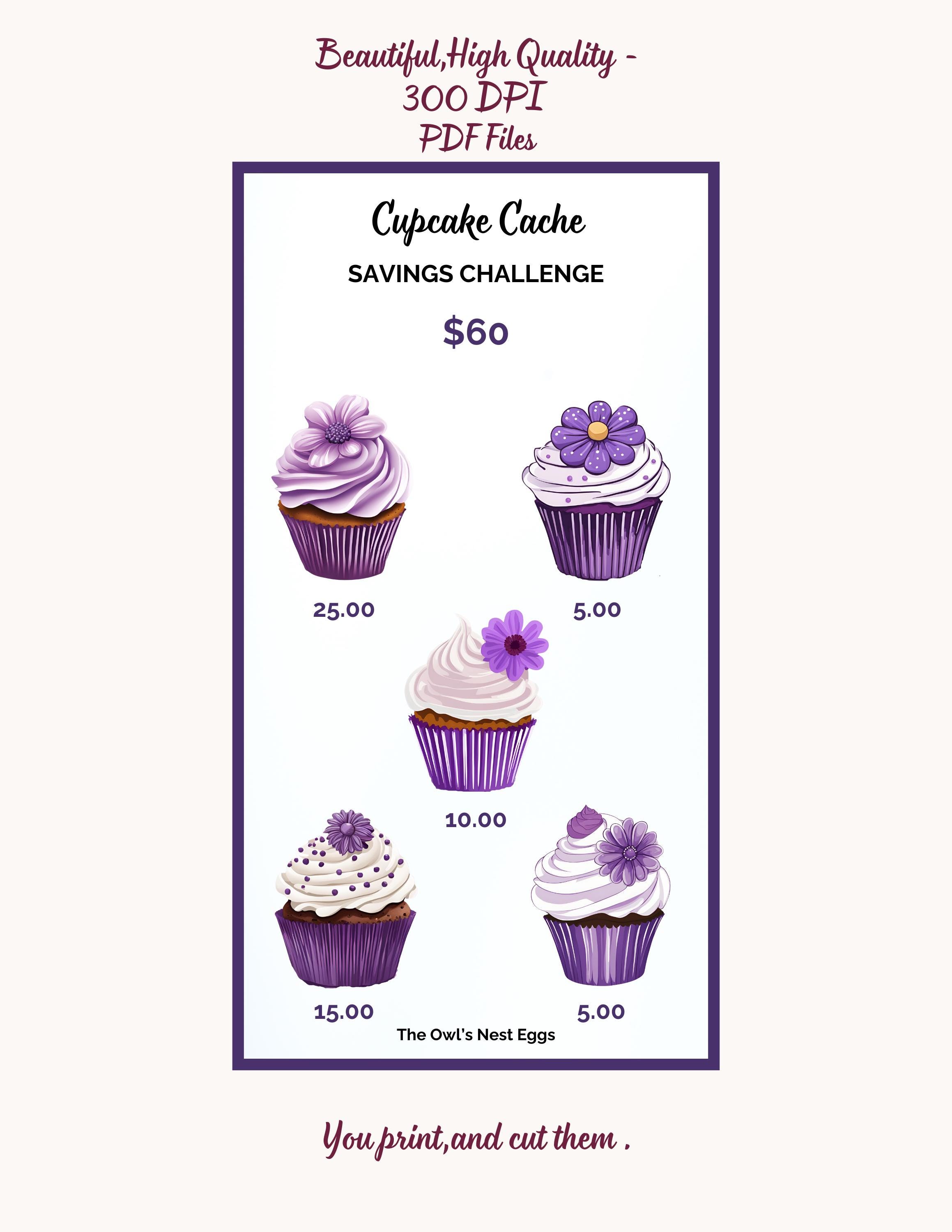 Printable Sweet Tooth Box 62 Pc|sweet Tooth Savings Challenge|cash ...