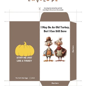 Printable Thanksgiving Savings Challenge|turkey|roll and Save|roll the ...