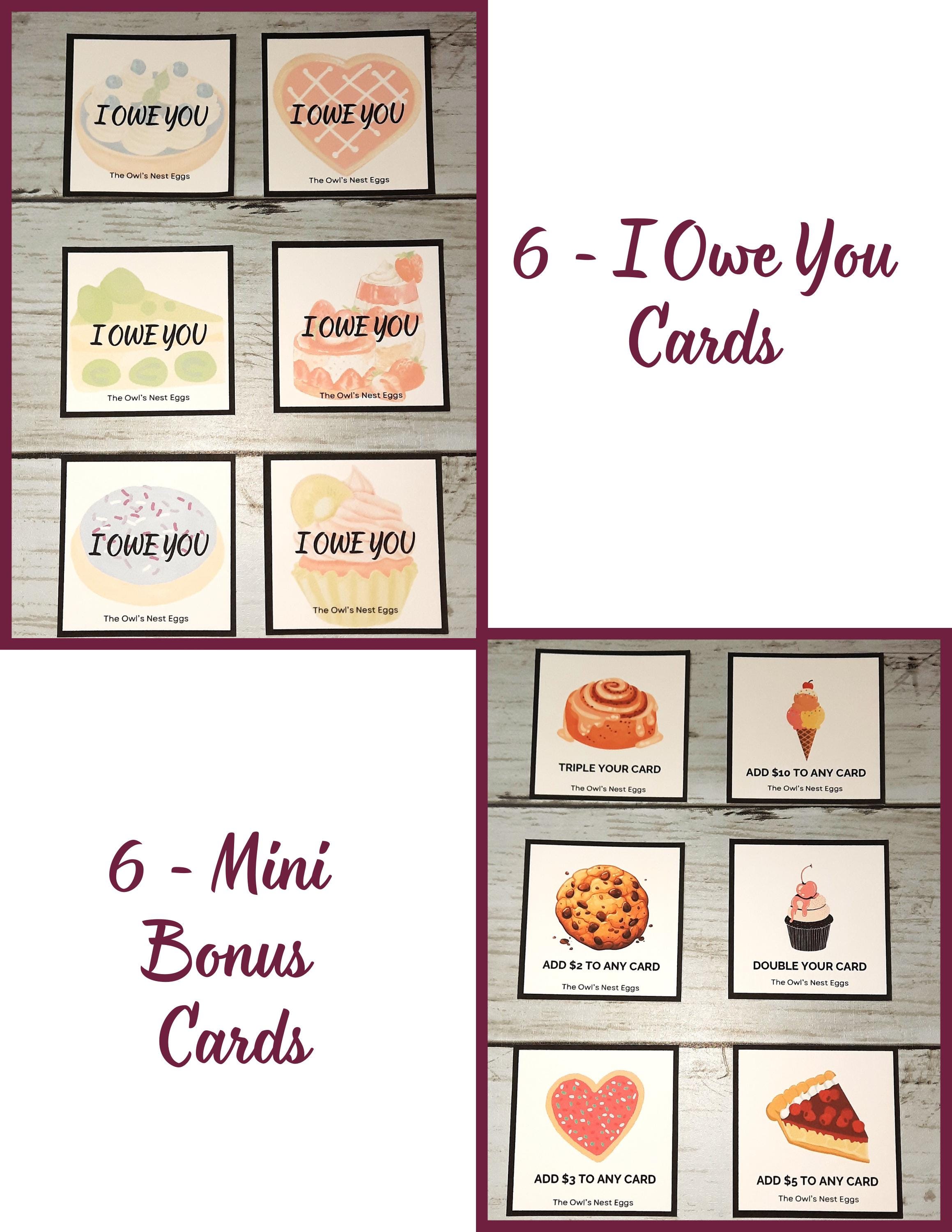 Printable Sweet Tooth Box 62 Pc|sweet Tooth Savings Challenge|cash ...