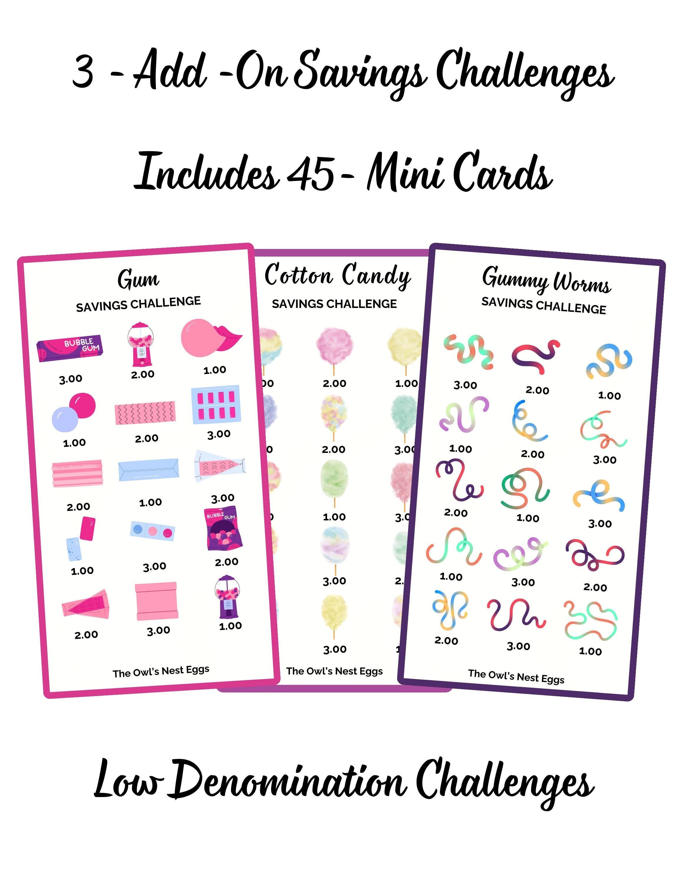 ADD ON #2 Printable Sweet Tooth Savings Challenge Box |48 PC Sweet ...