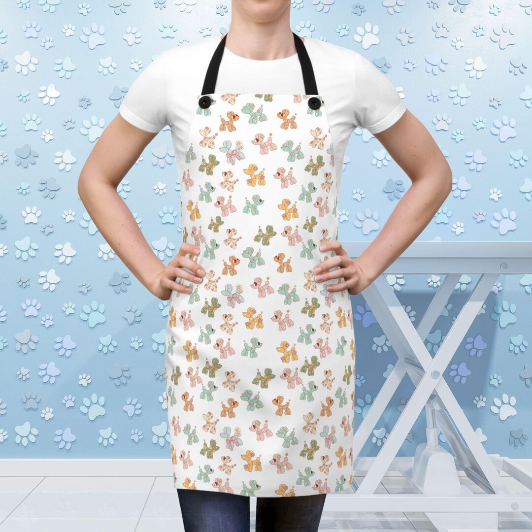 Balloon Dog Grooming Apron, Cat or Dog Groomer Gift, Groomer Humor ...