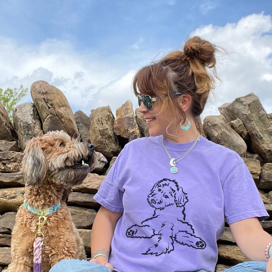 Comfort Colors Doodle Dog Tshirt Sploot Frog Legs Dog Tshirt - Etsy