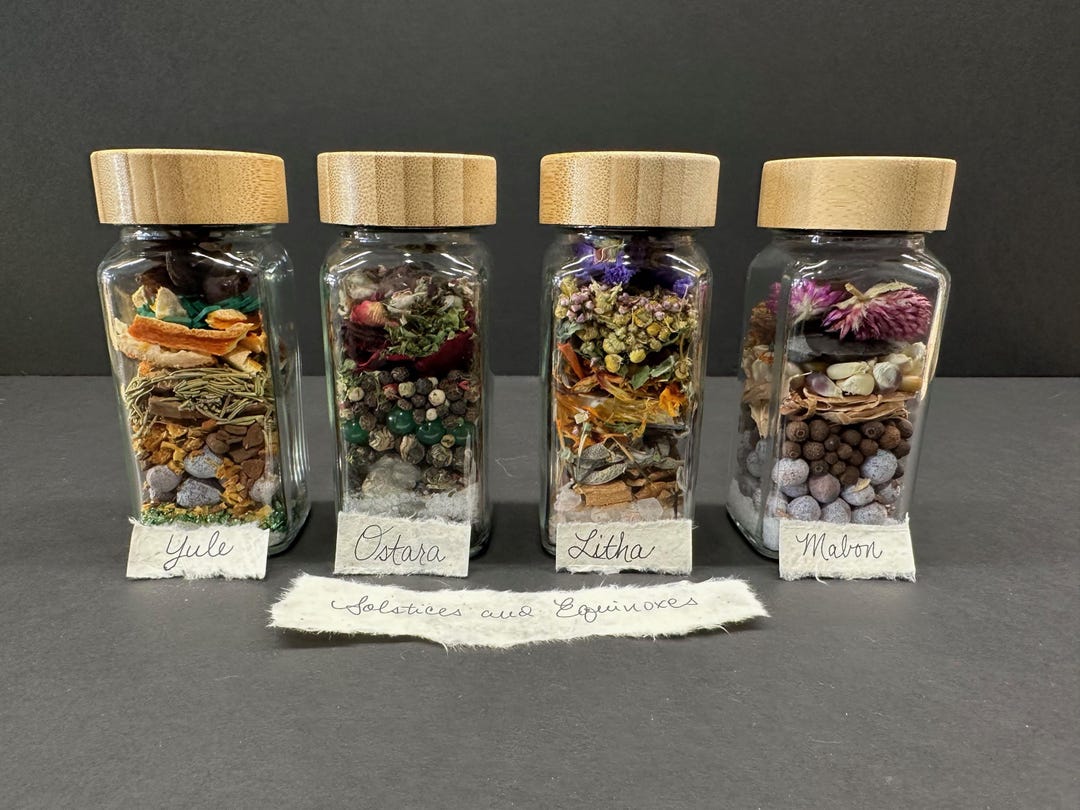 Solstice & Equinox Blessing Bottle Kits - Etsy