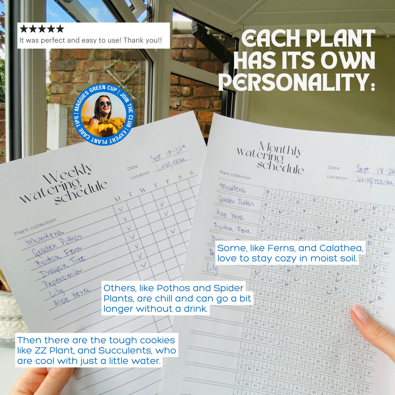 Plant Care Tracker Journal, Indoor Plant Planner, Houseplant Planner ...