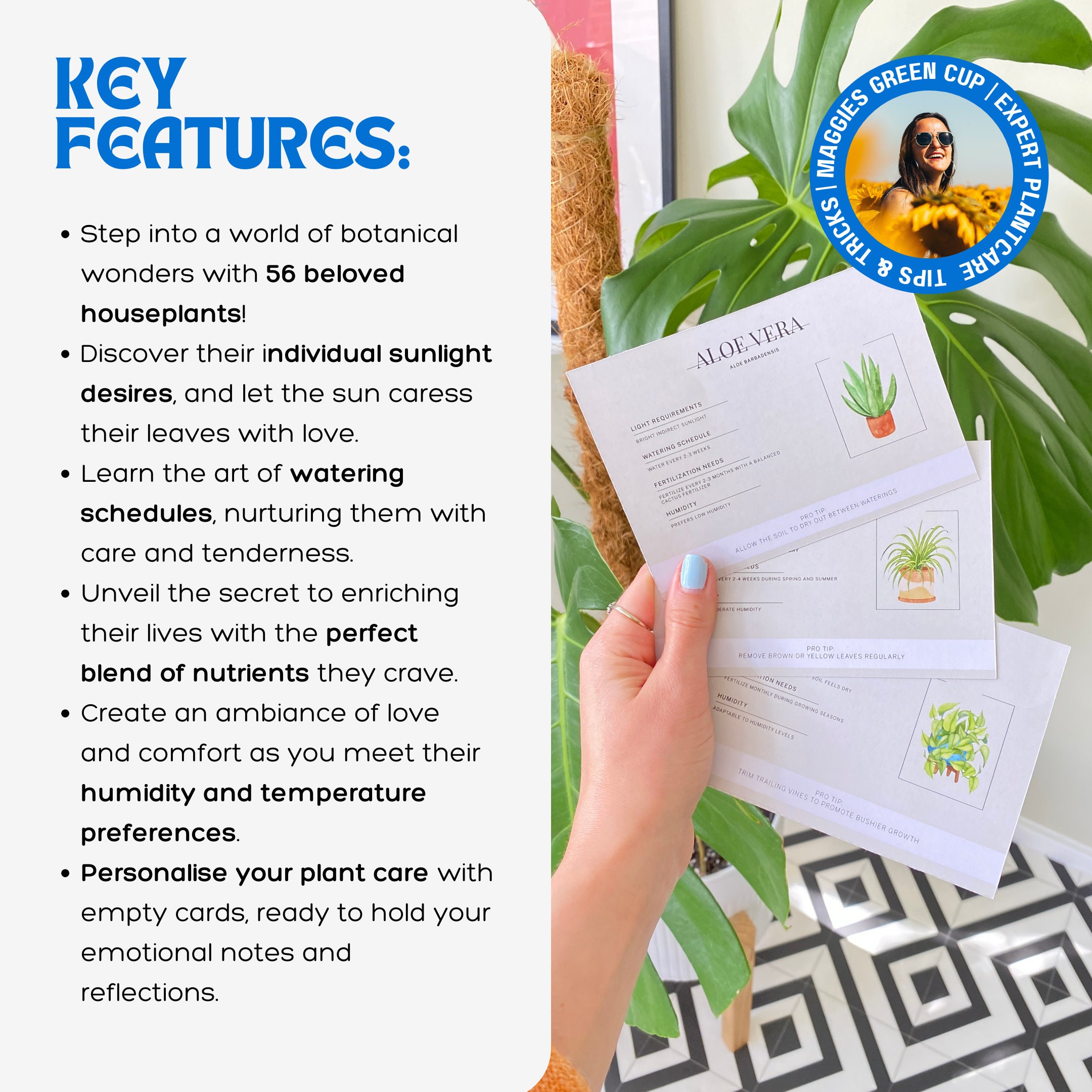 Plant Care Cards CANVA Template Plant Care Indoor Planner Plant Care ...