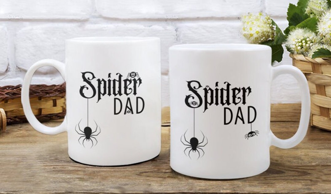 Spider Dad Mug Spider Gift, Cute Spider Coffee Mug for Men Who Love ...