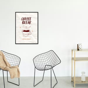 Coffee Break Print | Coffee Break Poster | Office Decor | Coffee Print ...