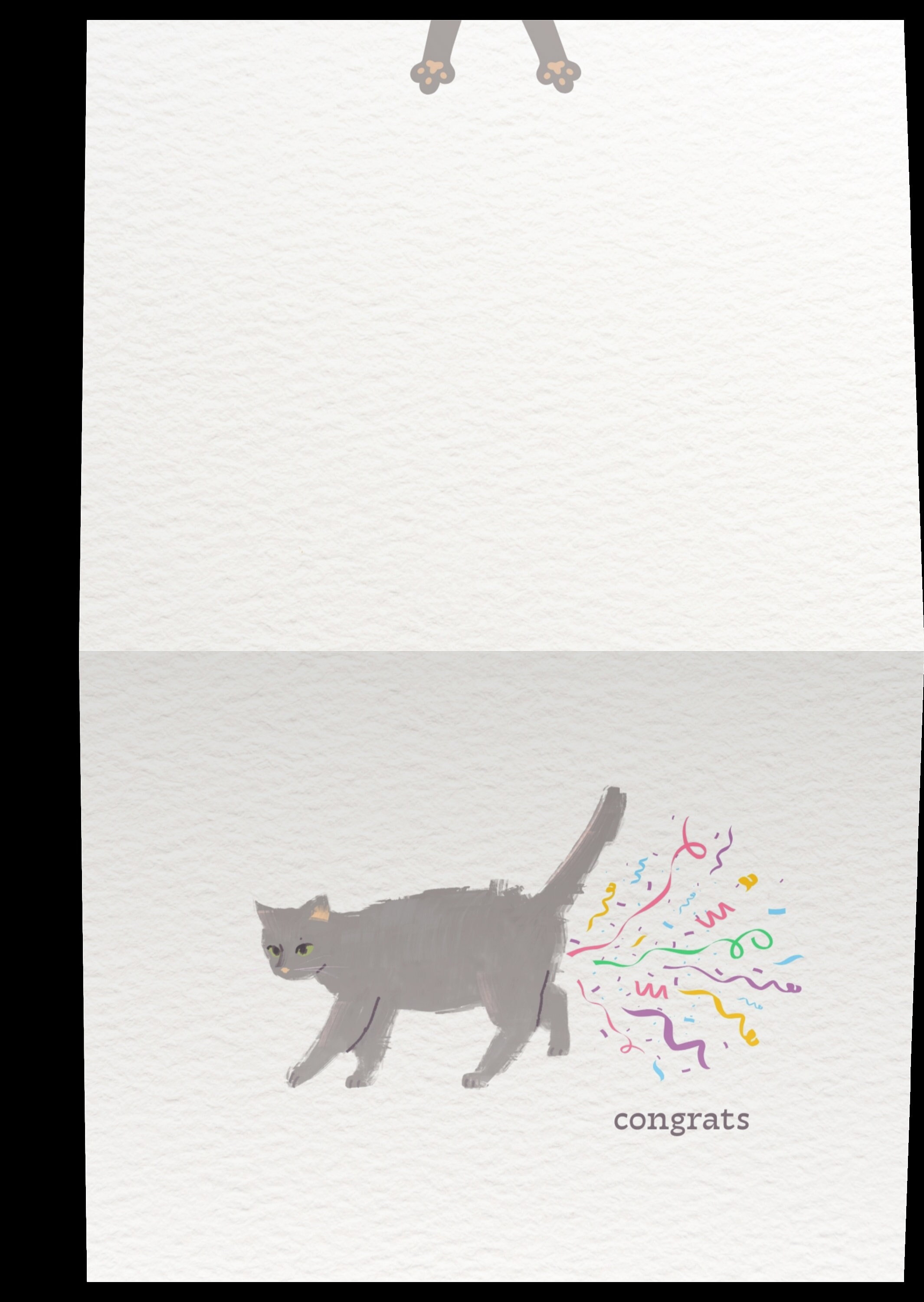 Congratulations Card | Congrats Cat | Printable Congratulations Card ...