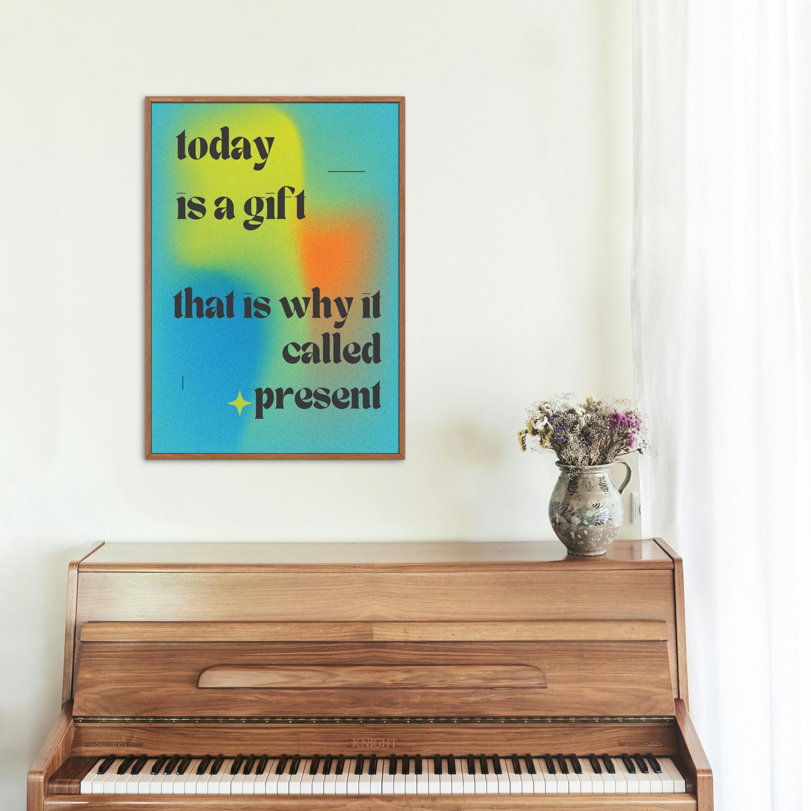Today is A Gift That's Why It's Called Present Art Print | Eleanor ...