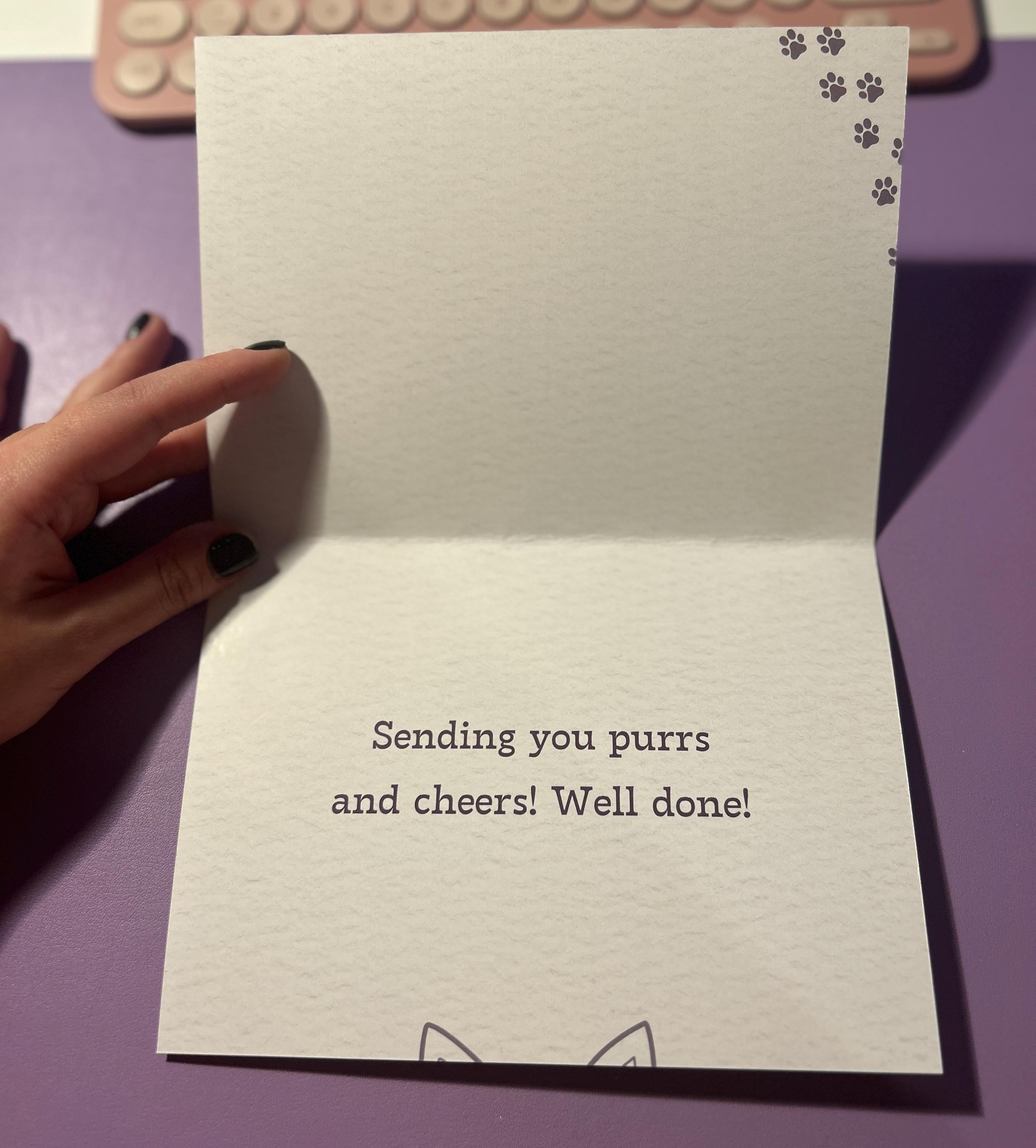 Congratulations Card | Congrats Cat | Printable Congratulations Card ...