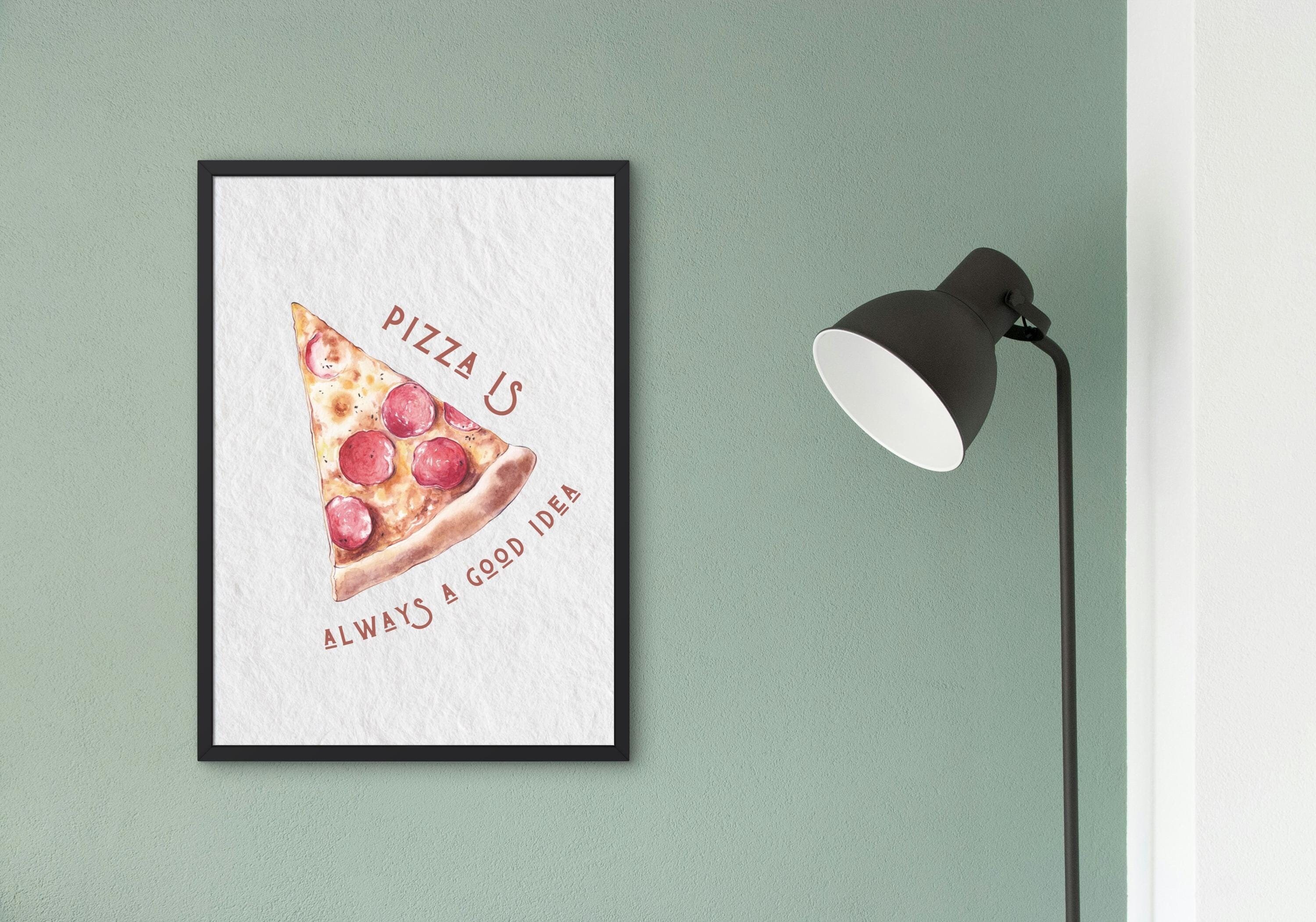 Pizza Print | Pizza Printable | Kitchen Decor | Restaurant Prints ...