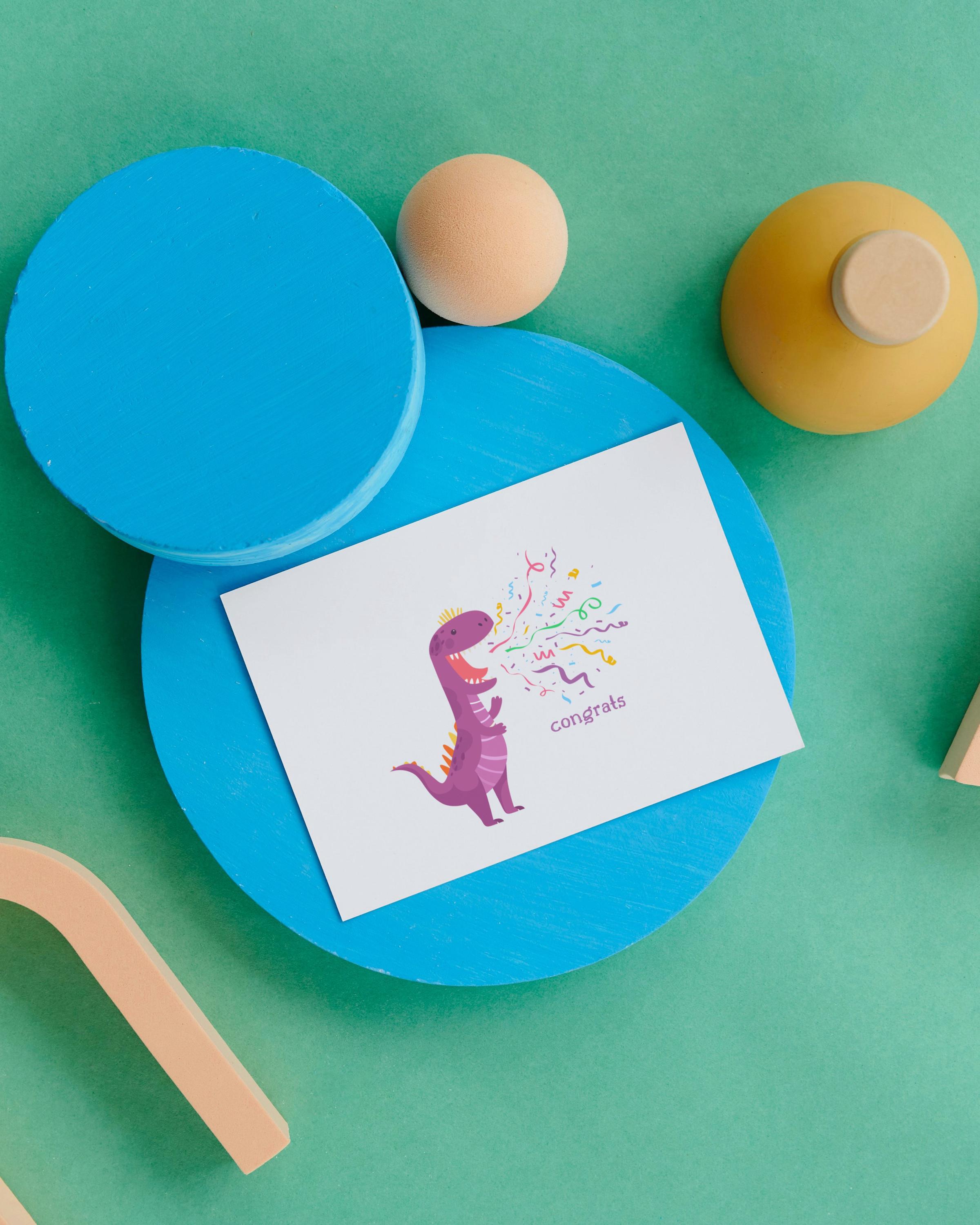 Congratulations Card | Dinosaur Card | Printable Congratulations Card ...