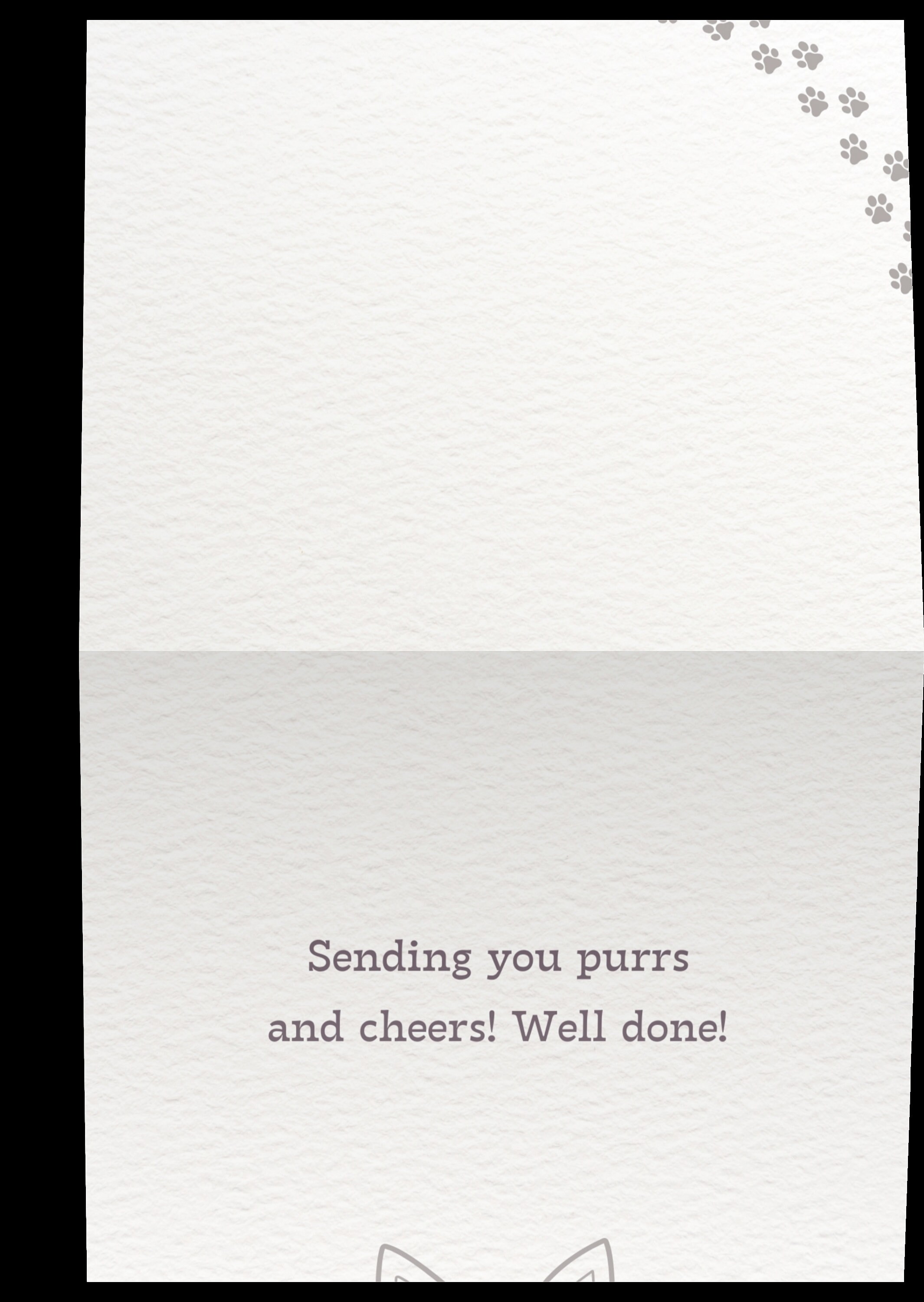 Congratulations Card | Congrats Cat | Printable Congratulations Card ...
