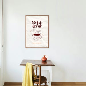 Coffee Break Print | Coffee Break Poster | Office Decor | Coffee Print ...