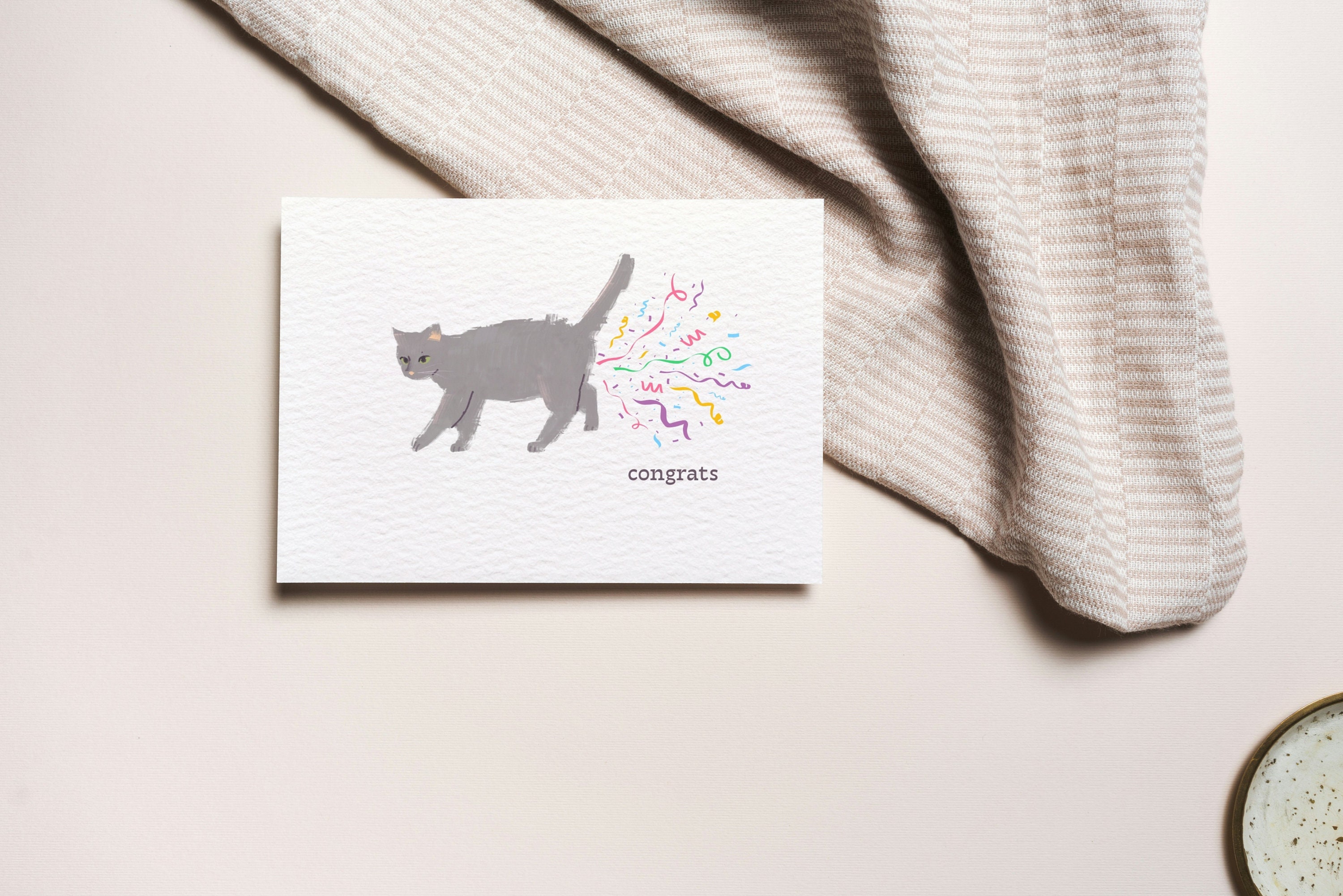 Congratulations Card | Congrats Cat | Printable Congratulations Card ...