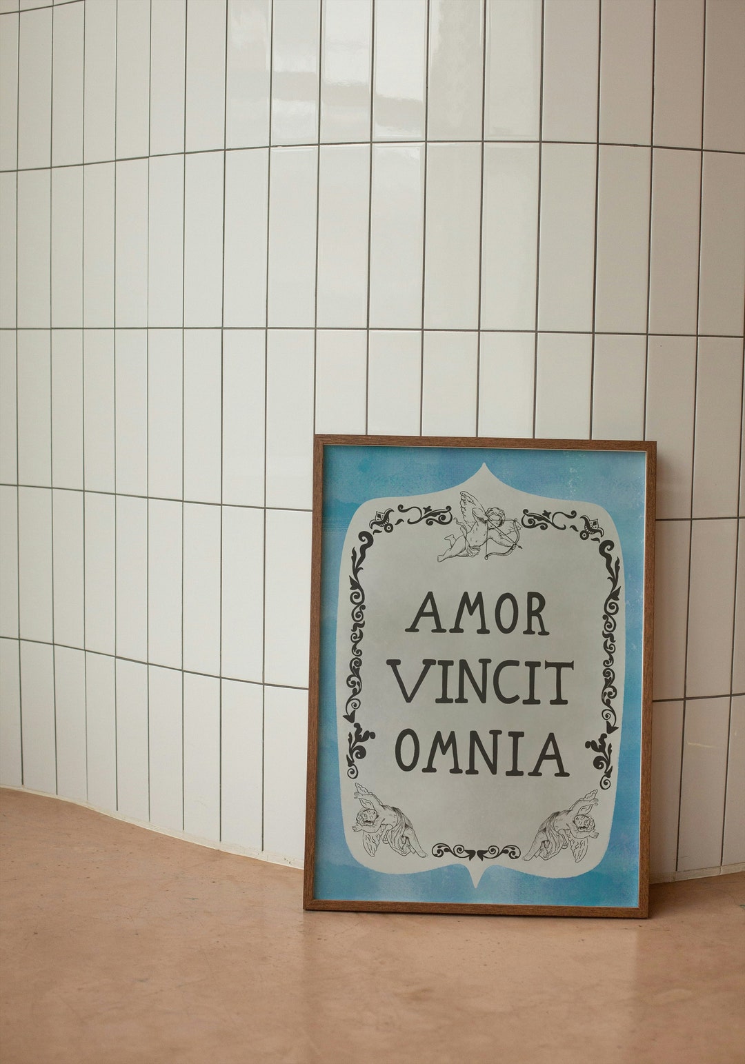 Amor Vincit Omnia Print | Love Conquers All Print | Amor Vincit Omnia ...