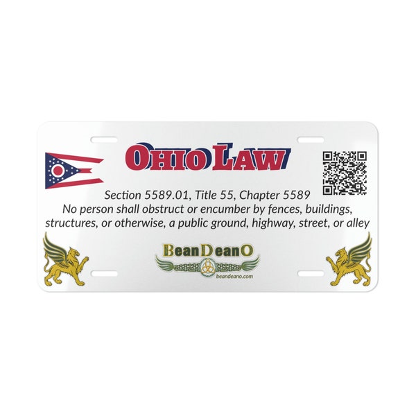 Ohio License Plate Sticker - Etsy