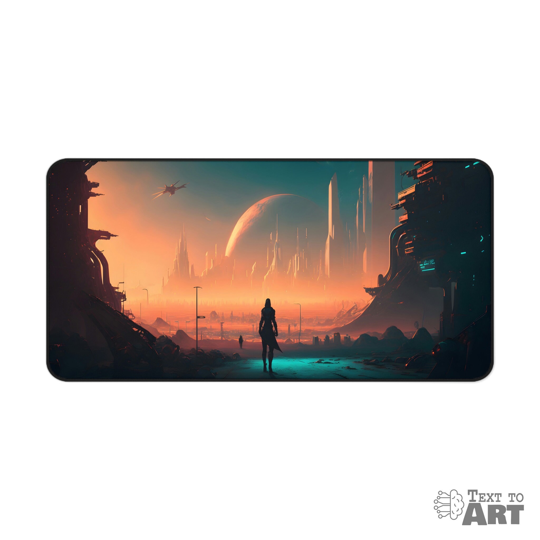Large Custom Cyberpunk Mouse Pad Personalized Gaming Desk Mat Pad XL ...