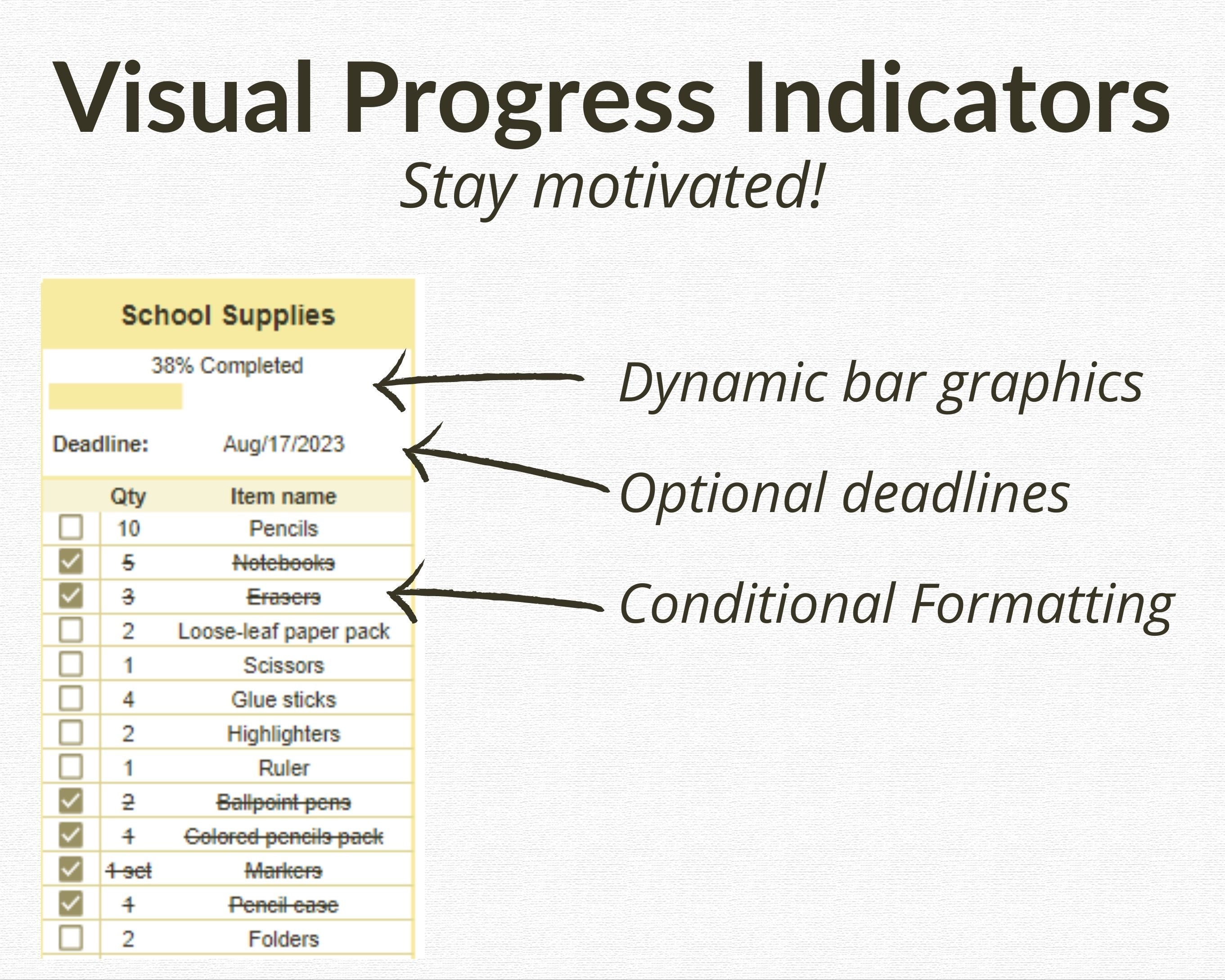 Back to School 2023 Checklist Template - School Supplies Planner ...