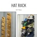 Hat Rack, DIY Plans - Etsy