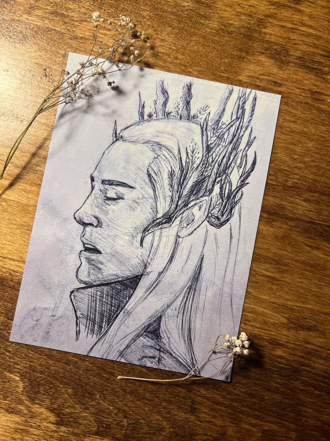 The Elven King Art Print - Etsy