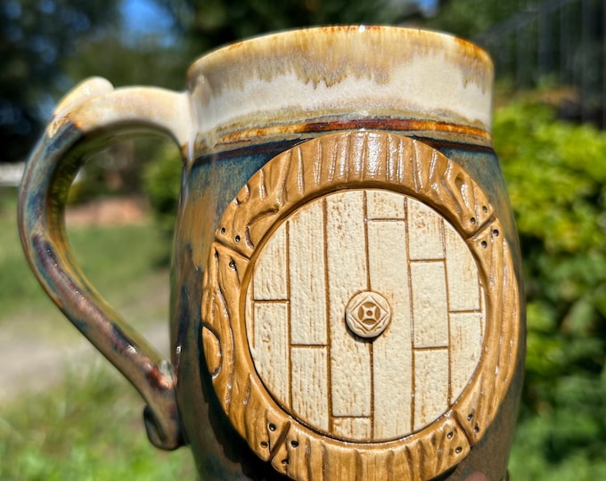 Handmade Rustic Halfling Door Pottery Tankard - Etsy