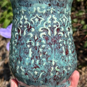 Beautiful Handmade Gothic Texture Pottery Mug - Etsy