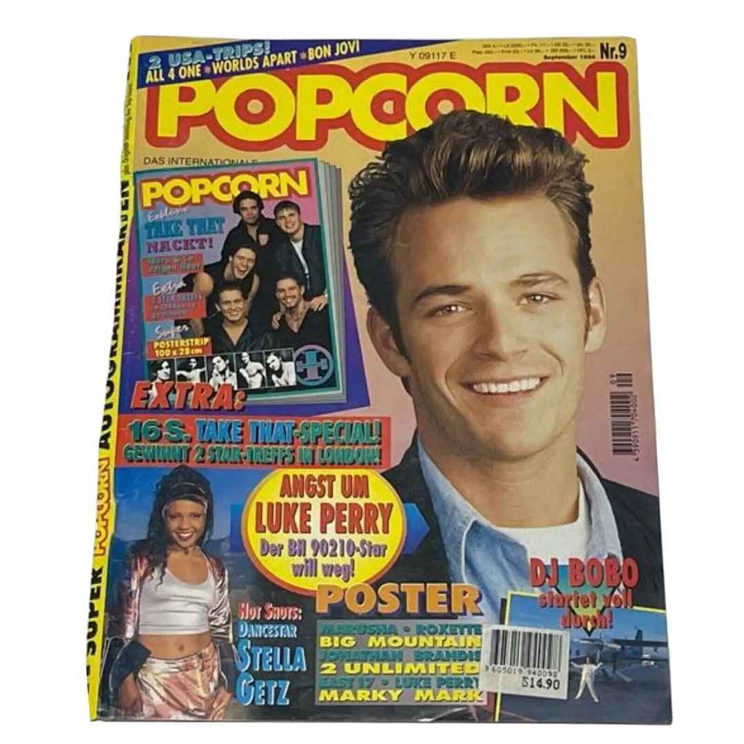 Vintage POPCORN Germany Music Magazine, September 1994,dj Bobo, Luke ...