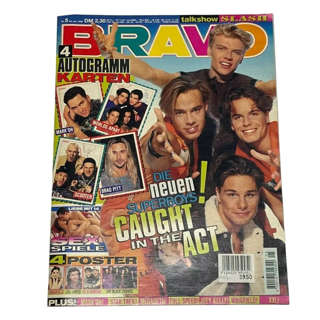 Vintage Rare Bravo Germany Music Magazine,january 1995,whigfield,slash ...