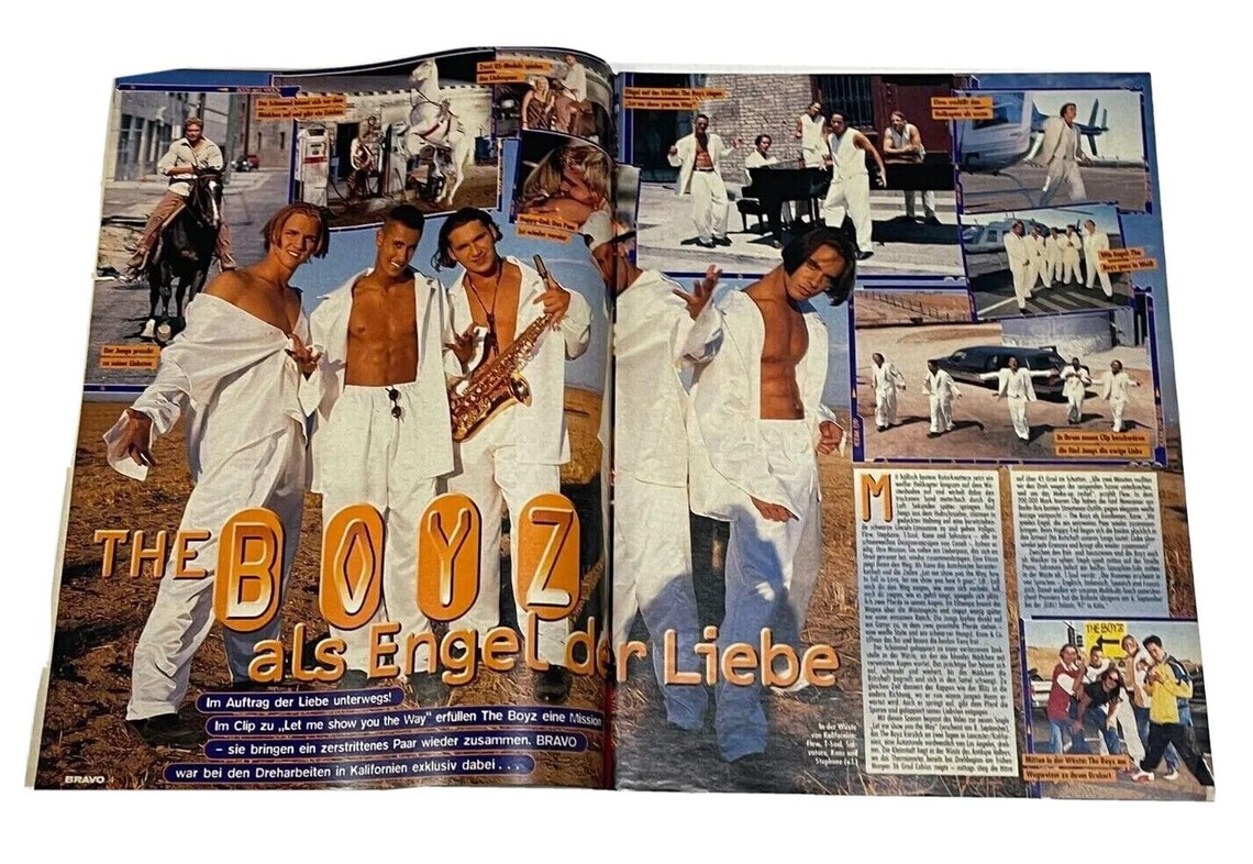 Vintage RARE Bravo German Music Magazine AUG 1997,will Smith,the Boyz ...