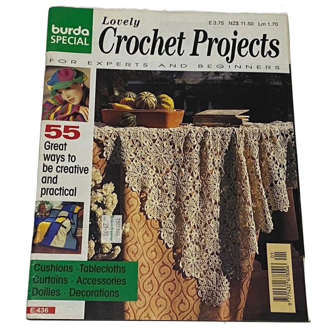 Vintage Special ANNA Burda Knitting & Needlecrafts Magazine,crochet ...